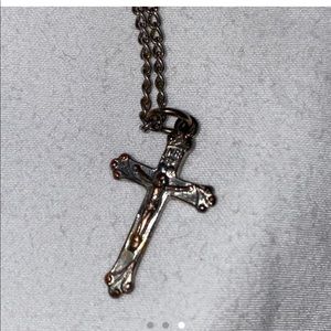 Jewelry | Vintage Cross Chain Necklace Lot | Poshmark
